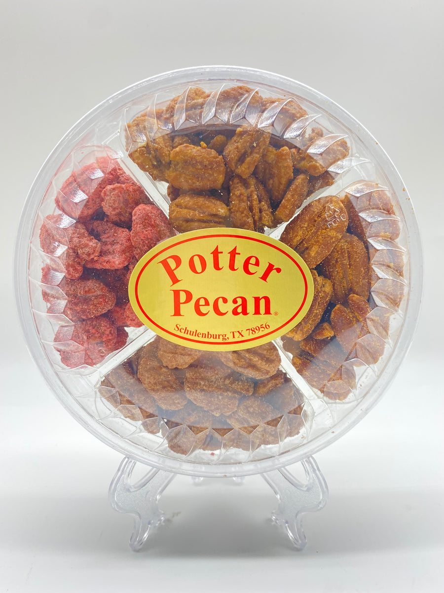 Candied & Roasted Pecans Sampler Wheels Schulenburg | Variety Pecans ...